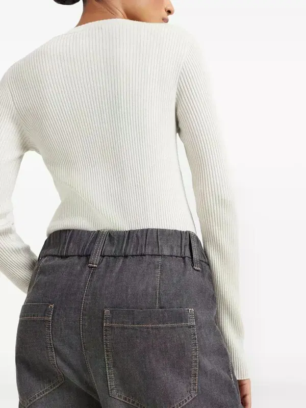 Brunello Cucinelli Tapered Jeans - Black