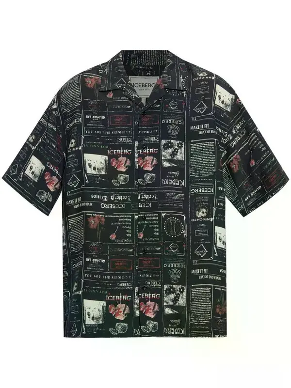 Iceberg Graphic-print Shirt