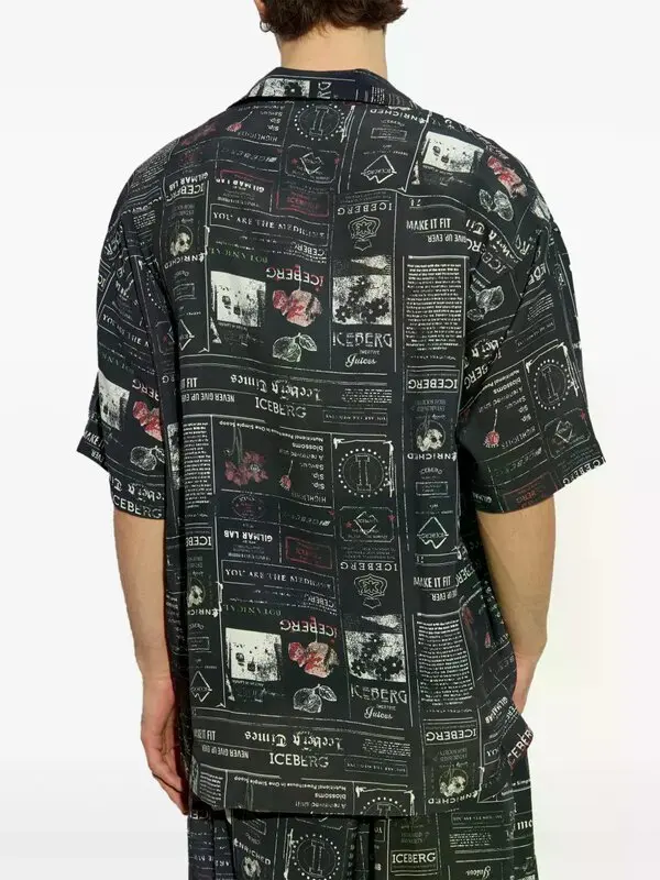 Iceberg Graphic-print Shirt