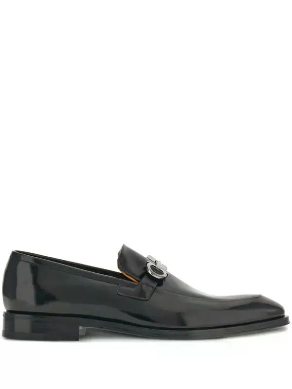 FERRAGAMO Gancini Leather Loafers