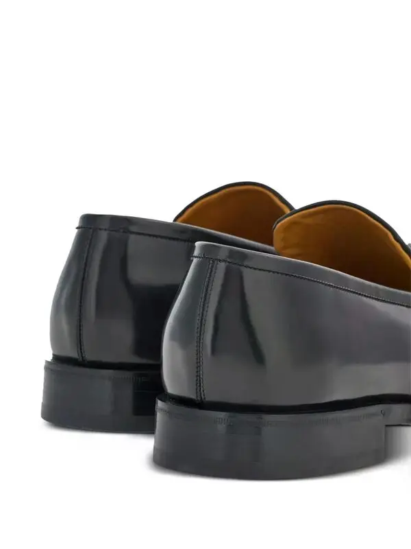FERRAGAMO Gancini Leather Loafers