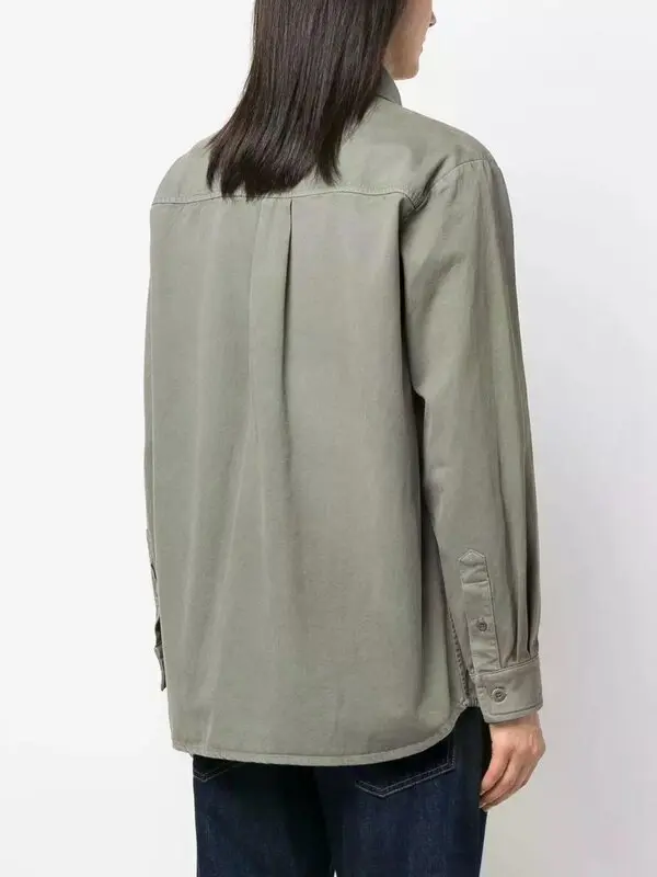 A.p.c. Logo-patch Shirt Jacket