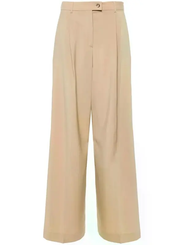 Sportmax Mid-rise Palazzo Trousers