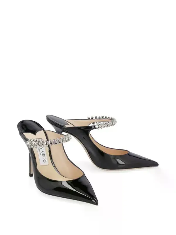 JIMMY CHOO Bing 100 Heeled Pumps - Black