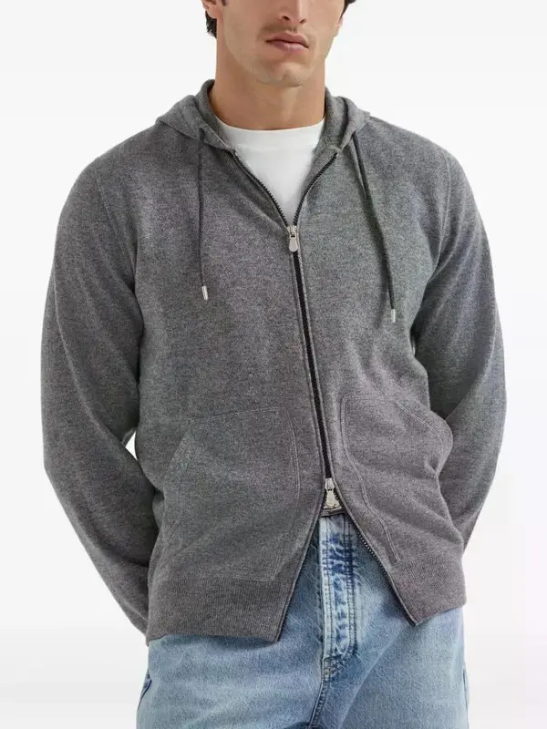 Brunello Cucinelli Zip-up Cashmere Hoodie