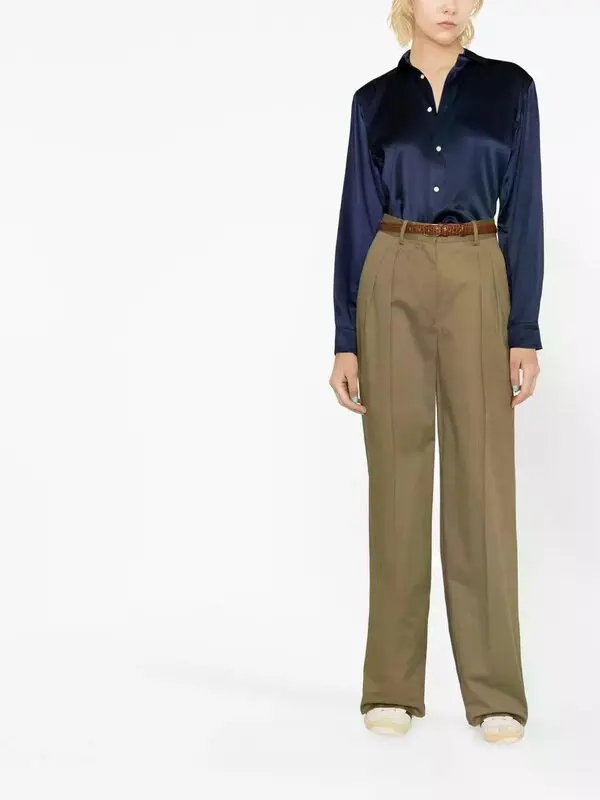Polo Ralph Lauren Long-sleeved Silk Shirt