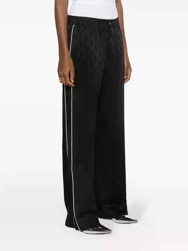 MARINE SERRE Moon Diamant-jacquard Trousers
