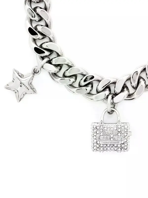 Marc Jacobs Pavé Mini Icon Charm Bracelet