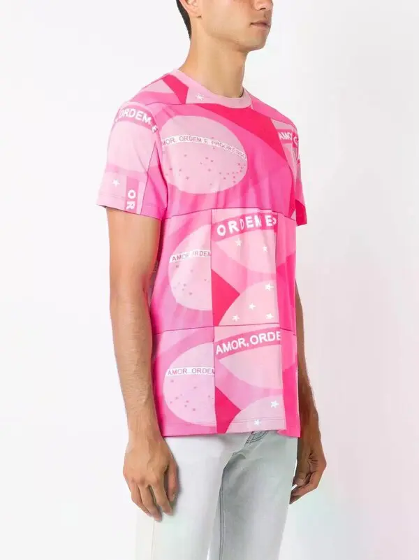 AMIR SLAMA Flag-print T-shirt