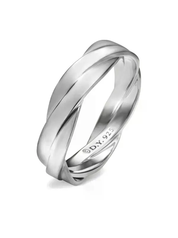 David Yurman Sterling Helios Band Ring - Silver