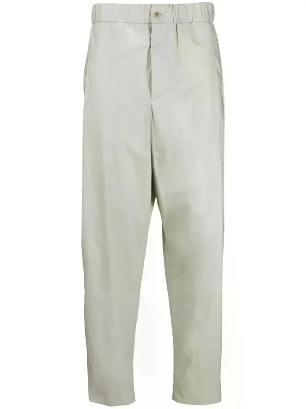 Giorgio Armani Elasticated-waist Cotton Trousers