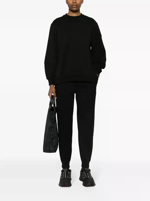 Moncler Embossed Logo Cotton Sweatshirt
