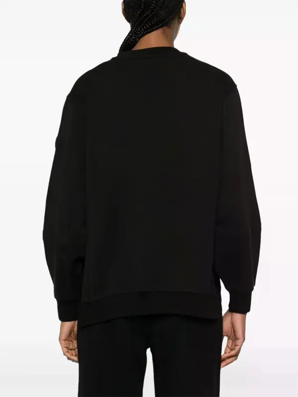 Moncler Embossed Logo Cotton Sweatshirt