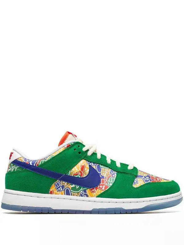 Nike Dunk Low Foam Finger Sneakers - Green