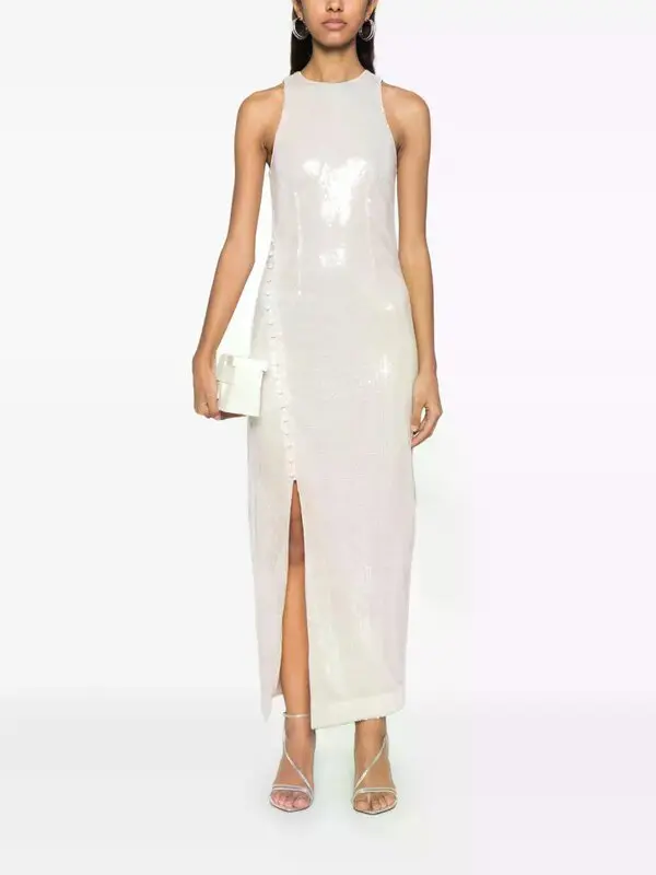 ROTATE BY BIRGER CHRISTENSEN Sequinned Maxi Dress