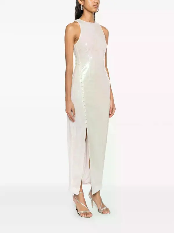 ROTATE BY BIRGER CHRISTENSEN Sequinned Maxi Dress