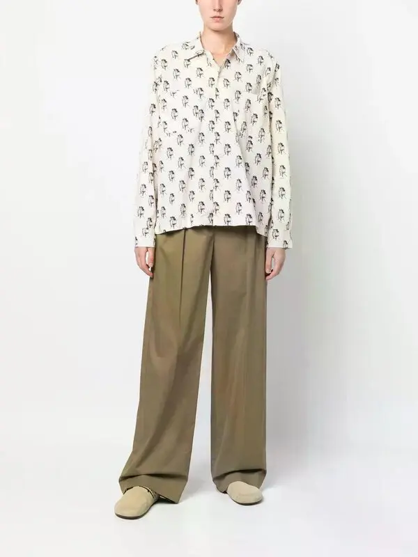 BODE Graphic-print Long-sleeve Shirt