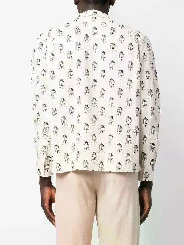 BODE Graphic-print Long-sleeve Shirt