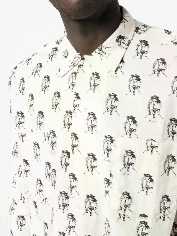 BODE Graphic-print Long-sleeve Shirt