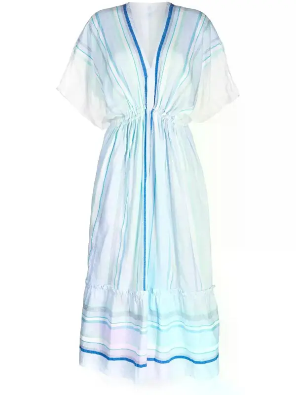 LEMLEM Ruki Striped Dress - Blue