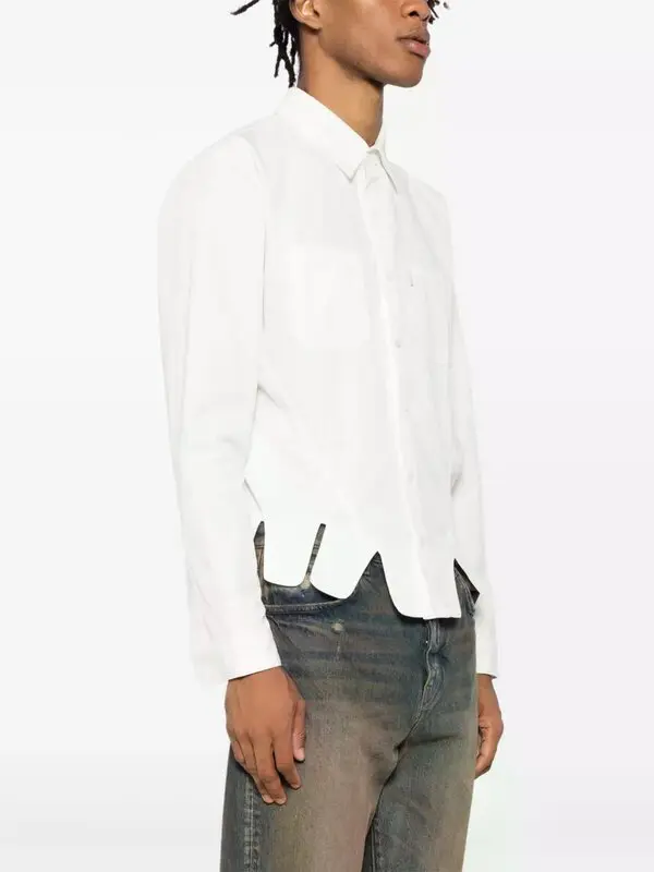 JUNTAE KIM Square Petal Corset Shirt