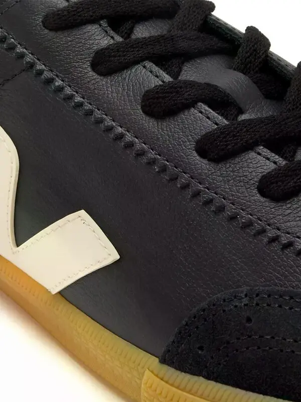 VEJA Volley Leather Sneakers - Black
