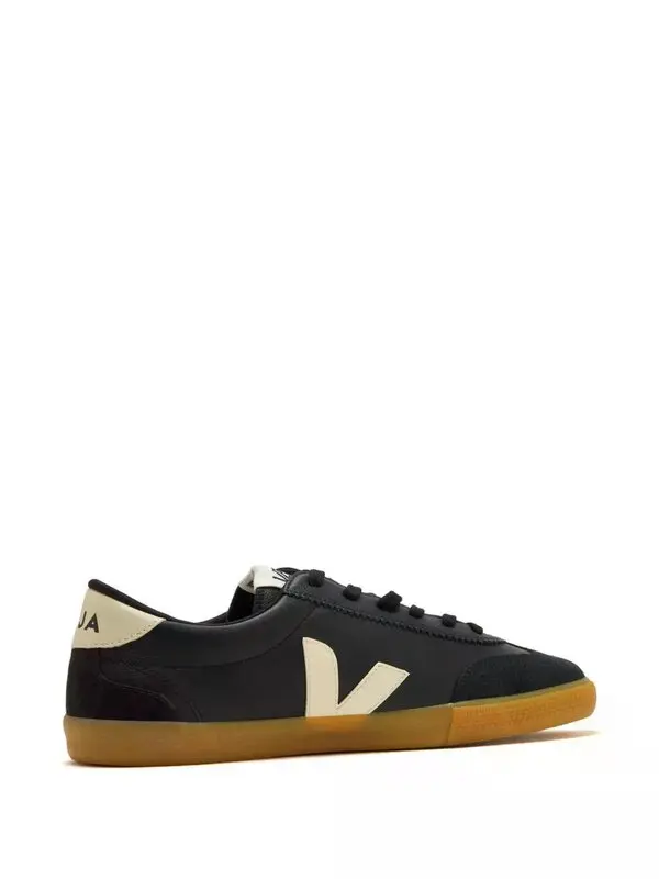 VEJA Volley Leather Sneakers - Black