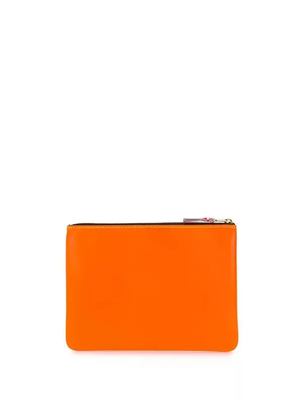 Comme Des Garçons Colour-block Zipped Wallet - Yellow