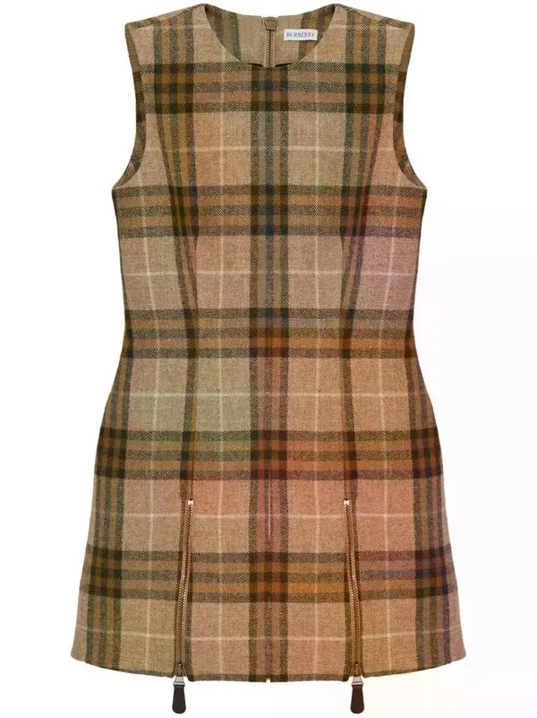 Burberry Checked Mini Dress