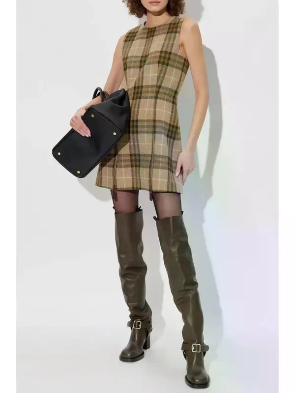 Burberry Checked Mini Dress