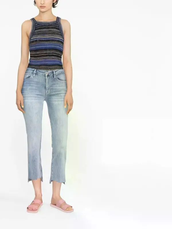 FRAME Cropped-leg Jeans