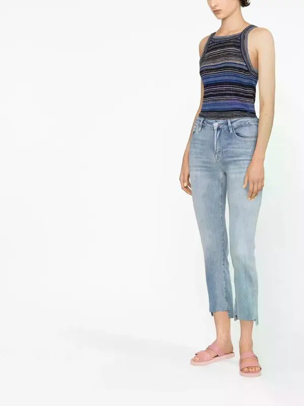 FRAME Cropped-leg Jeans