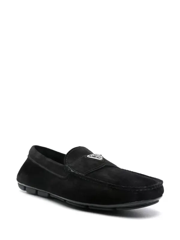 Prada Logo-plaque Loafers