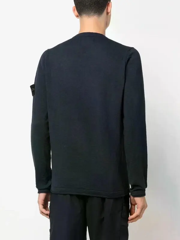 Stone Island Logo-patch Sleeve Jumper