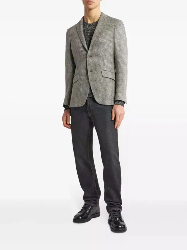 Etro Single-breasted Wool Blazer