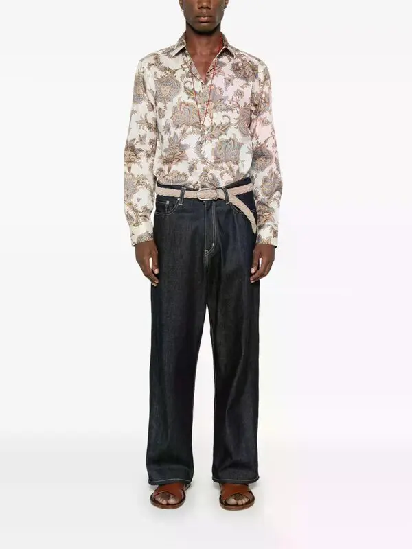 Etro Paisley Shirt - Neutrals
