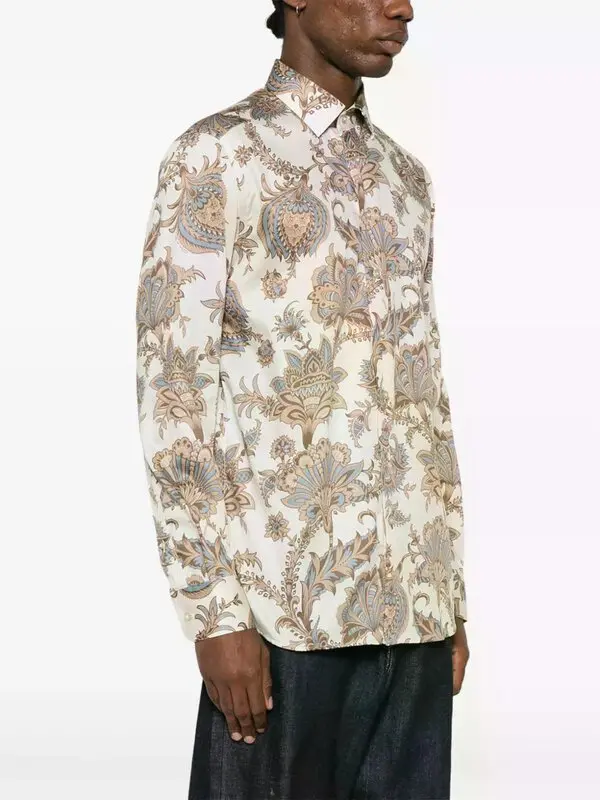 Etro Paisley Shirt - Neutrals