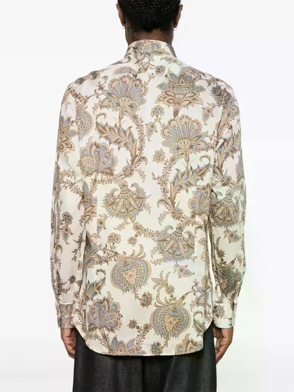 Etro Paisley Shirt - Neutrals