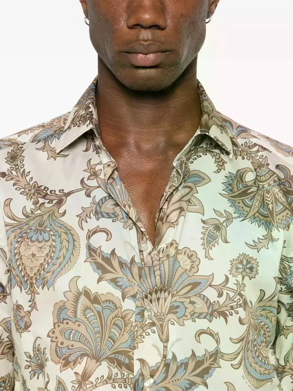 Etro Paisley Shirt - Neutrals