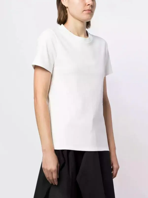 Goen.j Logo-print Cotton T-shirt - White