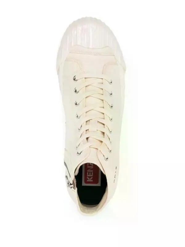 Kenzo Logo-embroidered High-top Sneakers