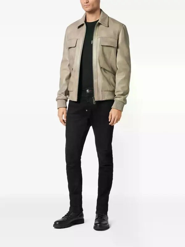 Philipp Plein Bomber Jacket - Neutrals