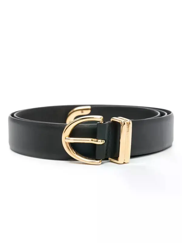 Khaite The Bambi Leather Belt - Black