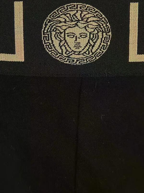 Versace Greca Border Jockstrap - Black