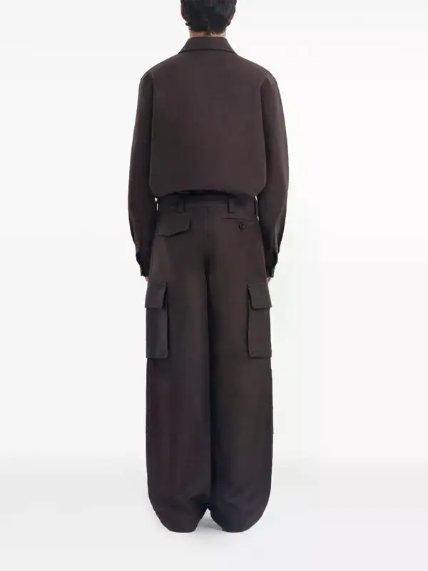 Marni Cotton Cargo Pants - Brown