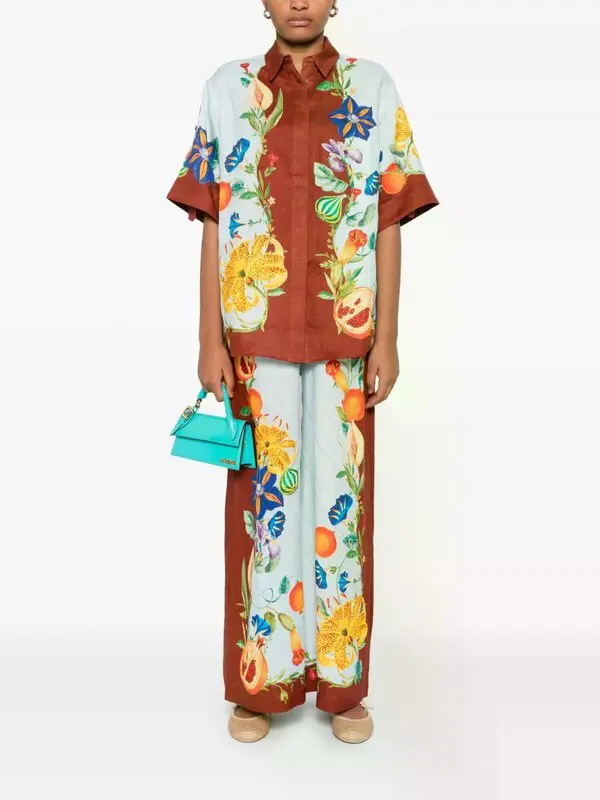 ALEMAIS Dahlia Printed Trousers