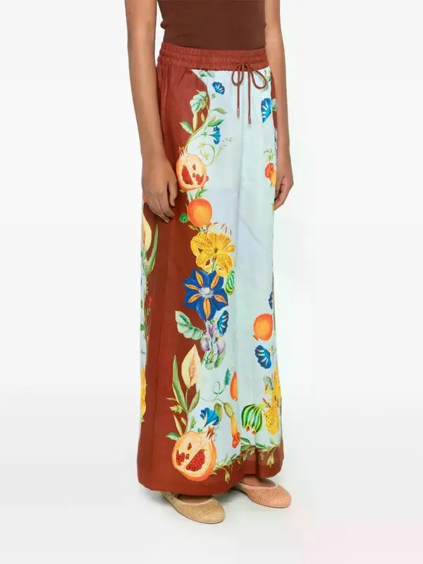 ALEMAIS Dahlia Printed Trousers