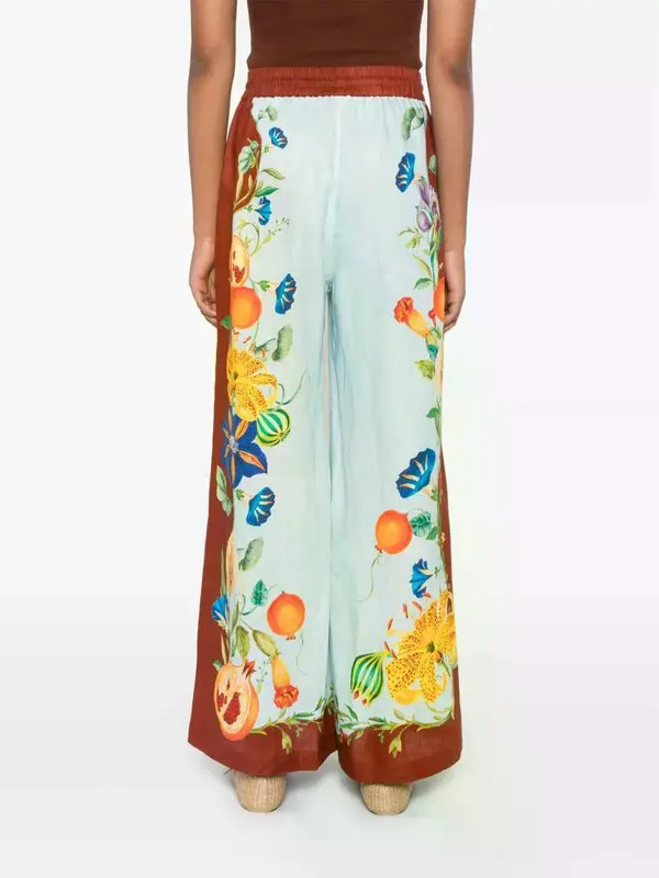 ALEMAIS Dahlia Printed Trousers