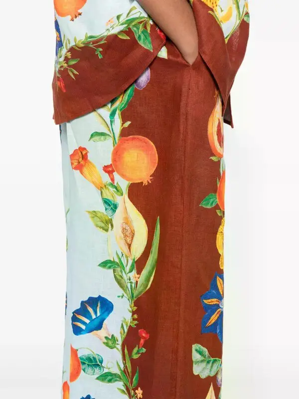 ALEMAIS Dahlia Printed Trousers