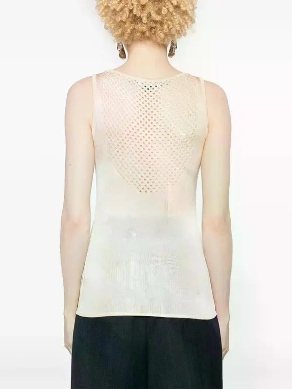 Rabanne Bead-embellished Knitted Top